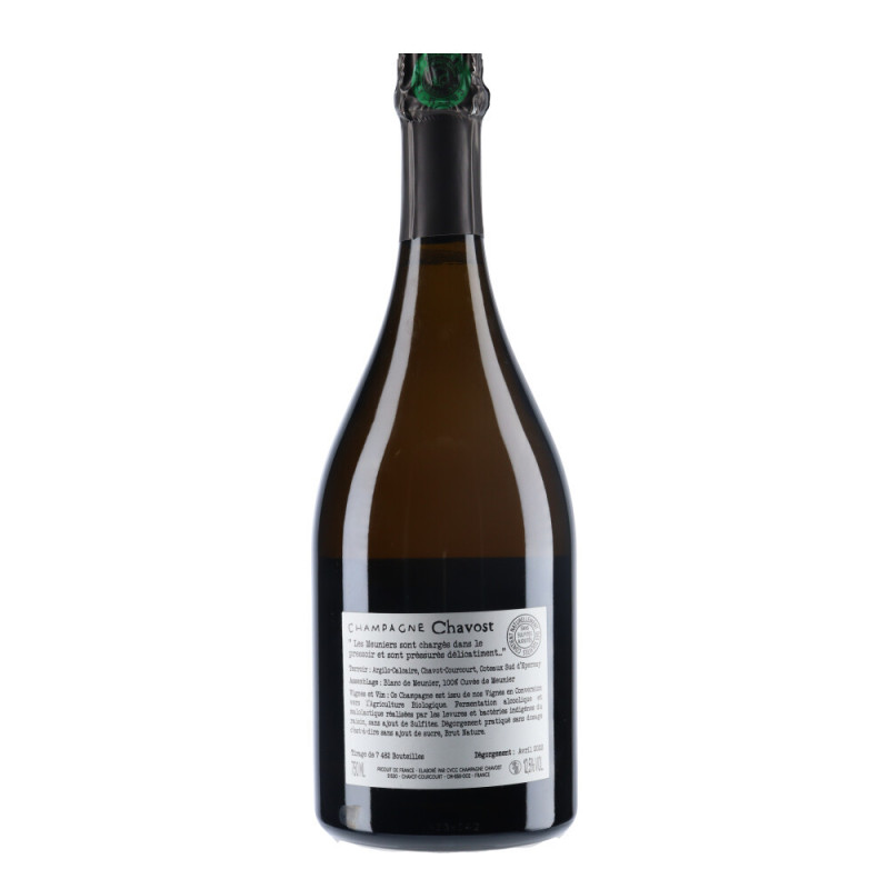 Champagne Chavost - Blanc de Meunier Nature - Champagne - vin-malin.fr
