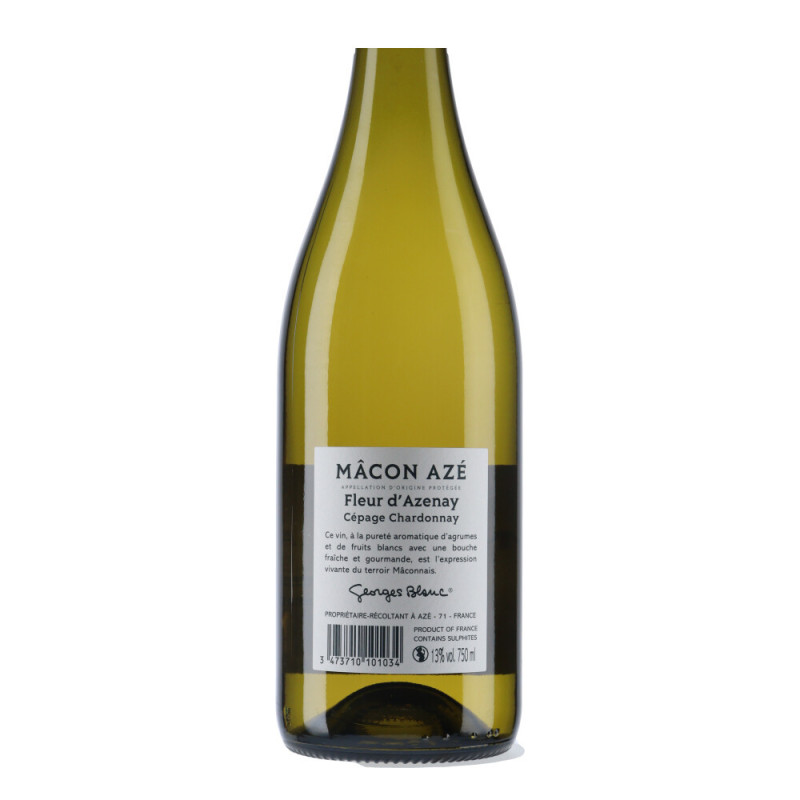 D'Azenay - Georges Blanc - Macon Azé Fleur d'Azenay 2022 - vin