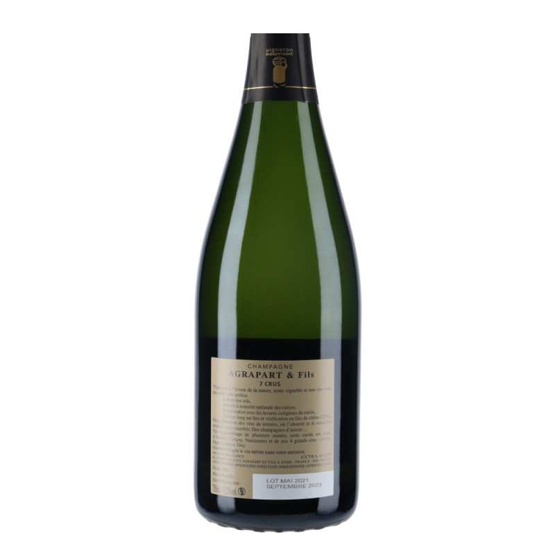 Champagne Agrapart&Fils Extra Brut 7 Crus - grand champagne - vin-malin