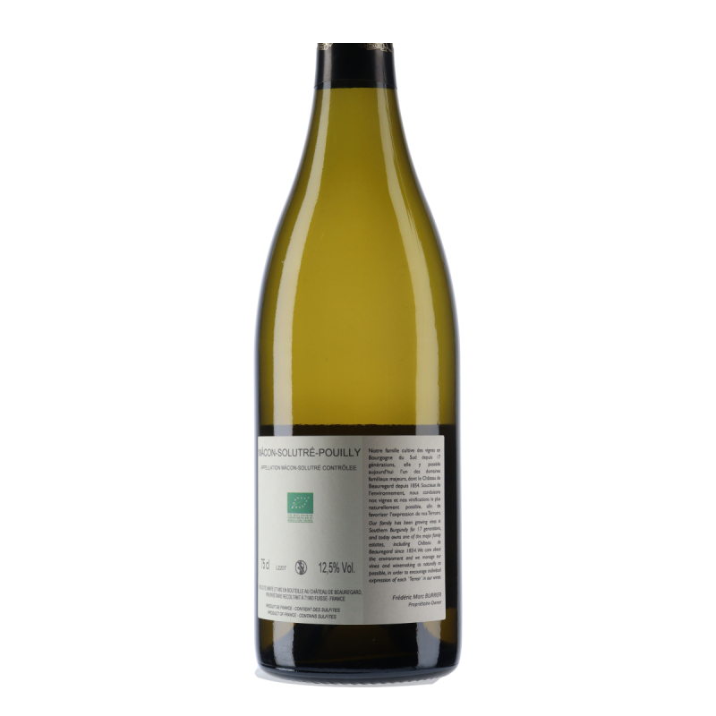 Château de Beauregard - Joseph Burrier Mâcon-Solutré-Pouilly 2022|vin
